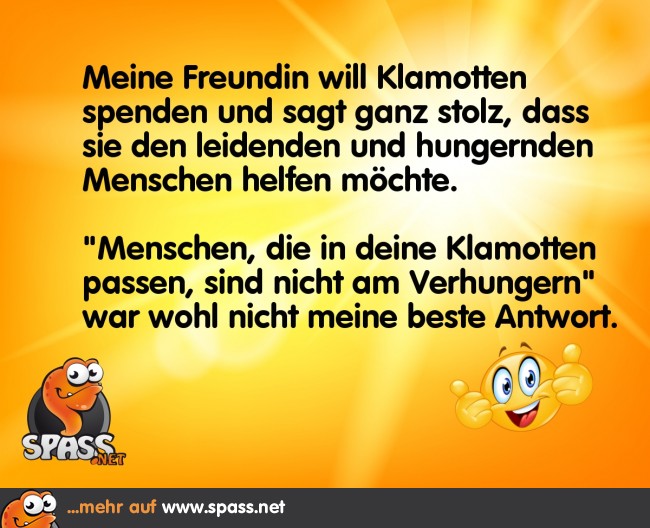 Kleiderspende | Lustige Bilder auf Spass.net