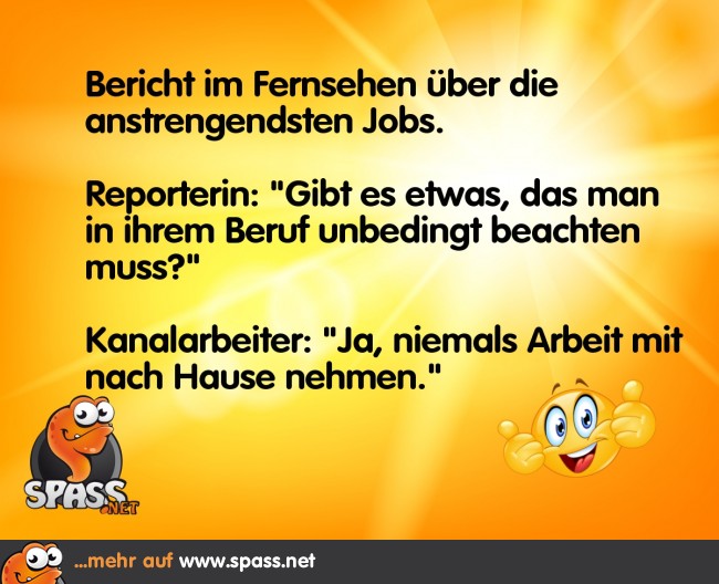 Anstrengende Jobs | Lustige Bilder auf Spass.net