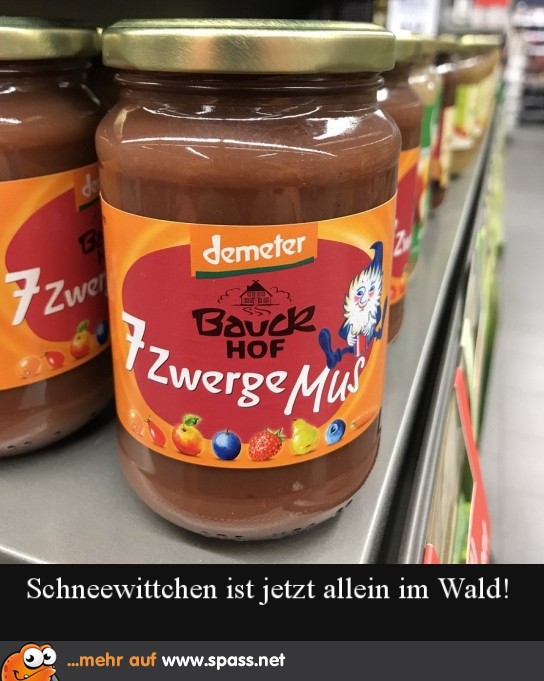 Schneewittchen allein zu Haus | Lustige Bilder auf Spass.net