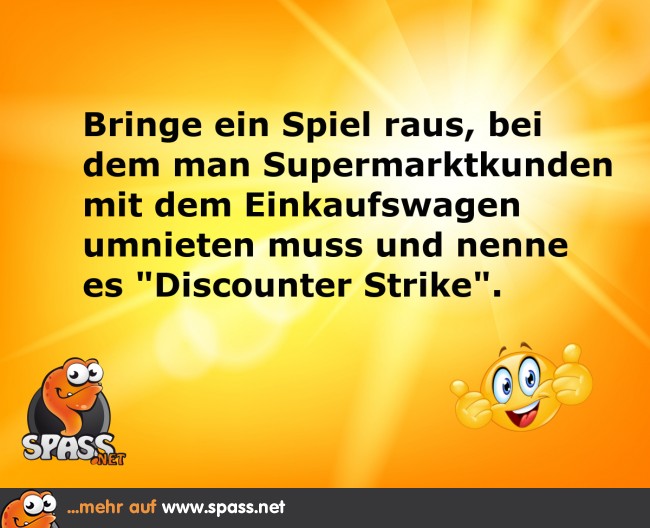 Discounter Strike | Lustige Bilder auf Spass.net