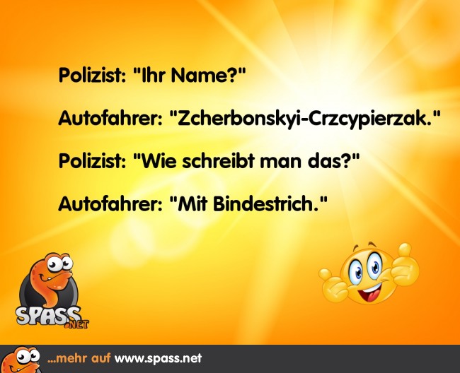 Bindestrich | Lustige Bilder auf Spass.net