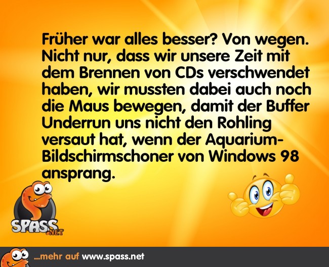 Buffer Underrun | Lustige Bilder auf Spass.net