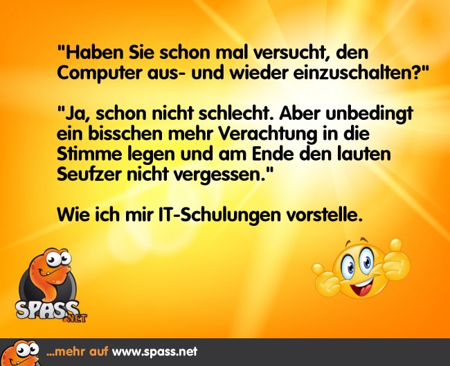 IT-Schulung | Lustige Bilder auf Spass.net