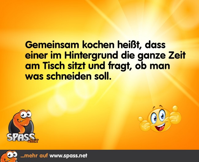 Gemeinsam kochen | Lustige Bilder auf Spass.net