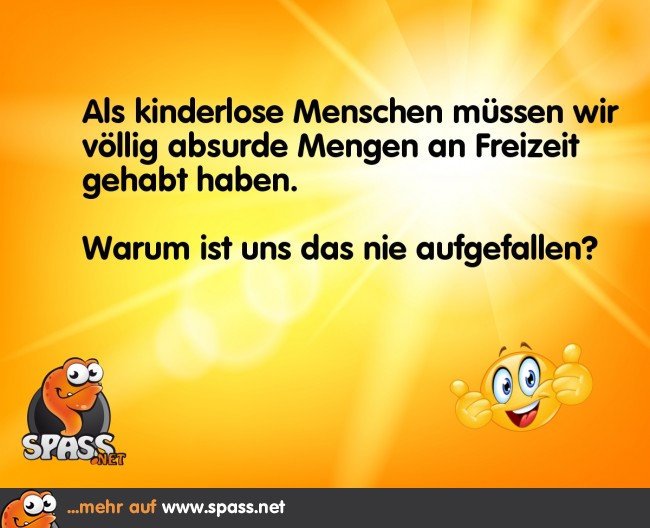 Unendliche Mengen Freizeit | Lustige Bilder auf Spass.net