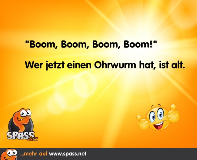 Bleibt immer ein Ohrwurm | Lustige Bilder auf Spass.net