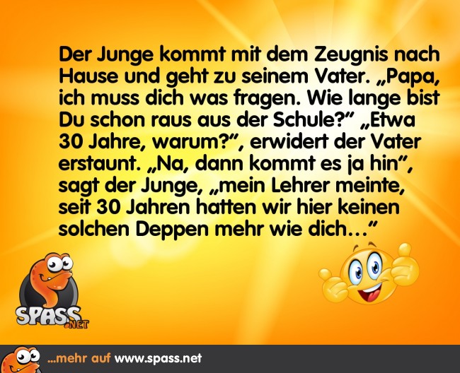 Vererbte Intelligenz | Lustige Bilder auf Spass.net