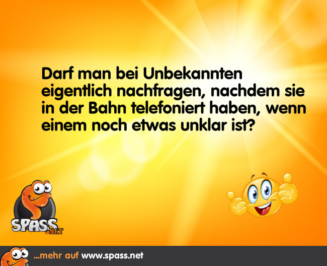 Ich hätte da noch eine Frage… | Lustige Bilder auf Spass.net