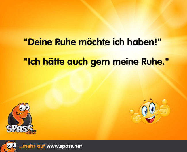 Alles in Ruhe | Lustige Bilder auf Spass.net