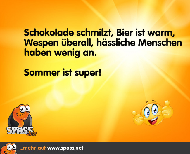 Ich liebe den Sommer sehr | Lustige Bilder auf Spass.net