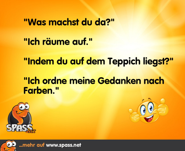 Gedanken sortieren | Lustige Bilder auf Spass.net