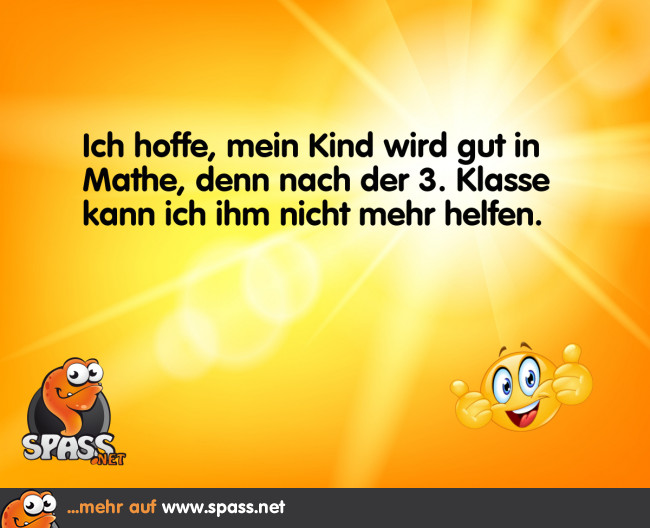 (K)ein Mathe-Genie | Lustige Bilder auf Spass.net