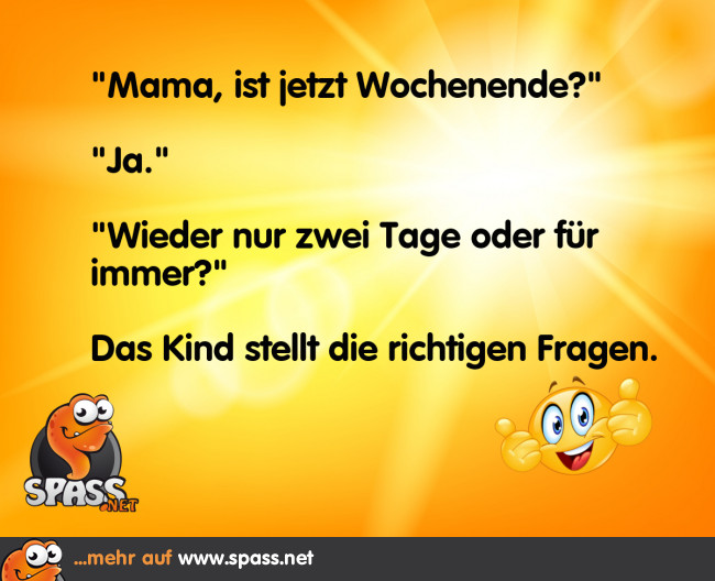 Für immer Wochenende | Lustige Bilder auf Spass.net