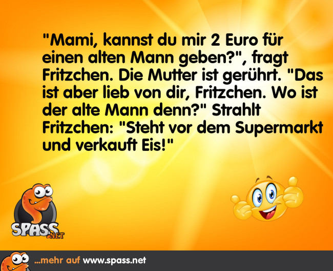 Geld für den alten Mann | Lustige Bilder auf Spass.net