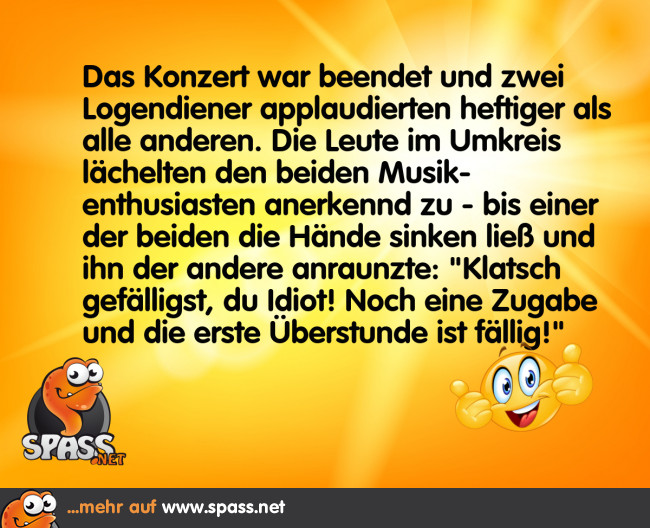 Zugabe! | Lustige Bilder auf Spass.net