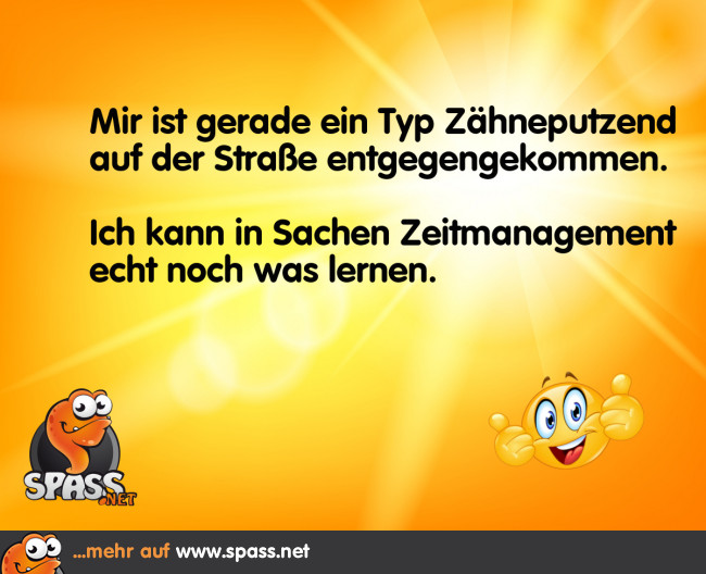 Zeitmanagement-Level Profi | Lustige Bilder auf Spass.net