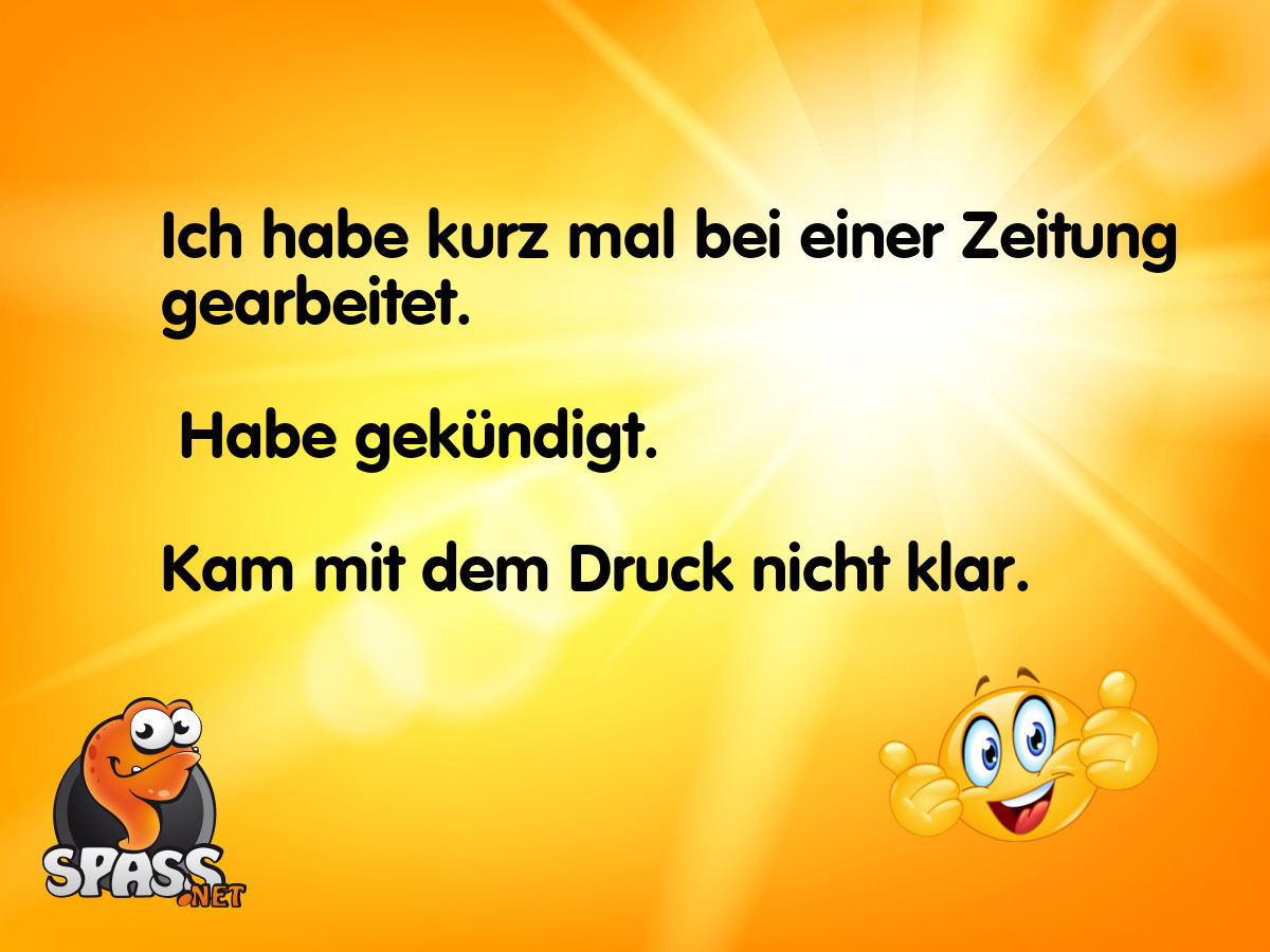 Druck im Job | Lustige Bilder auf Spass.net